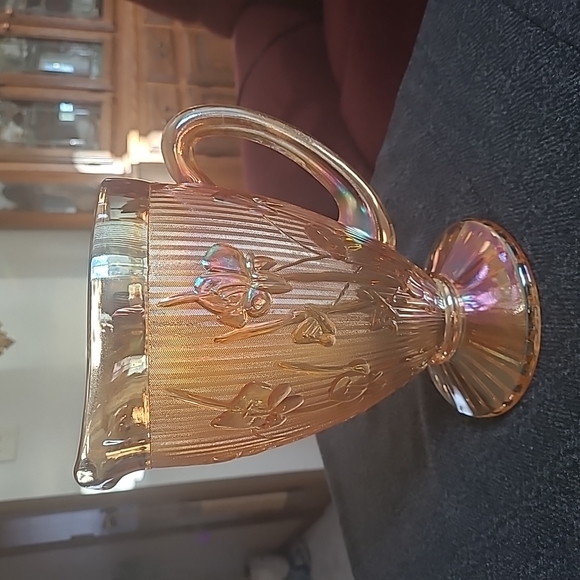 Janette Glass Co. | Dining | Marigold Iris Pitcher | Poshmark